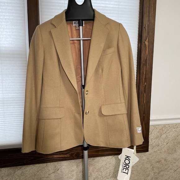 Koret | Jackets & Coats | Koret Of California Pure Wool Tan Womens Size ...